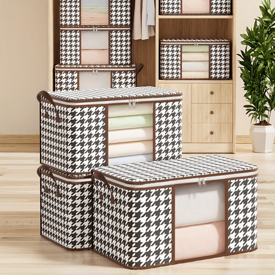 Quilt Storage Box With Visible Honeycomb Design | SHEIN USA