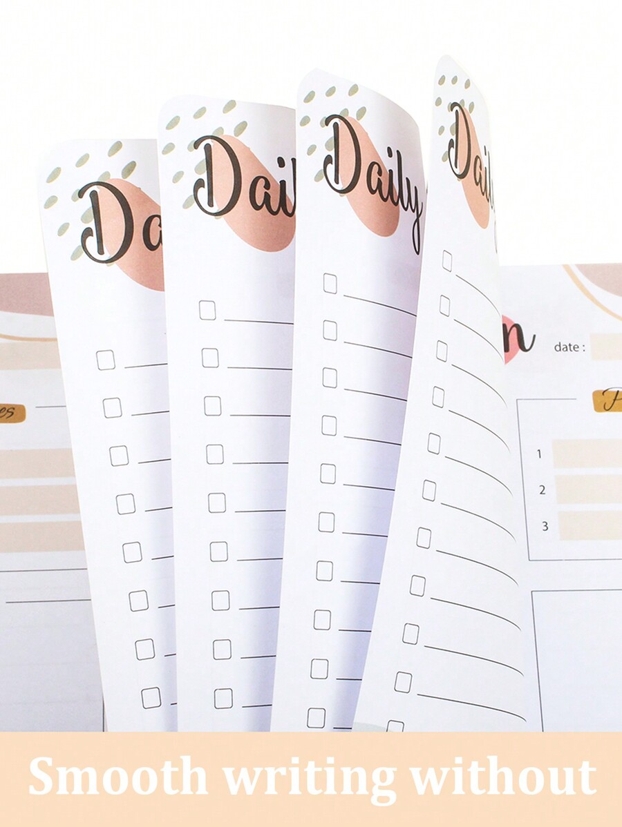 BUBU Daily Planner Undated-To do List Task Notebook,Daily Planner 52 ...