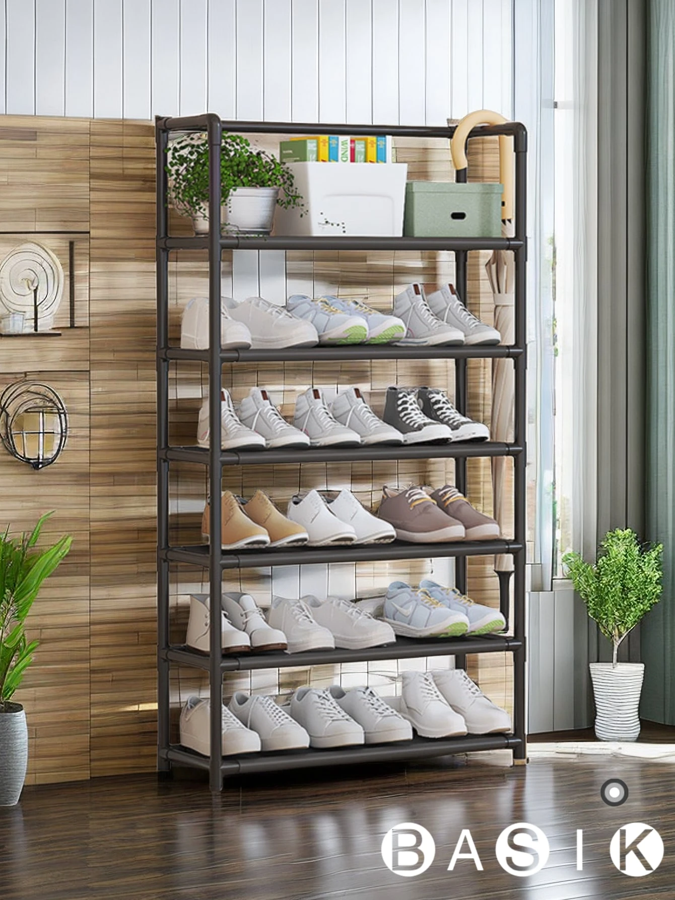 Zapateras Organizadoras Racks de 6 Estante Niveles Rígidas para Zapatos ...