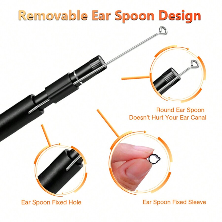 Personal Otoscope For Android Phone, Clear View Ear Camera With Ear Wax ...