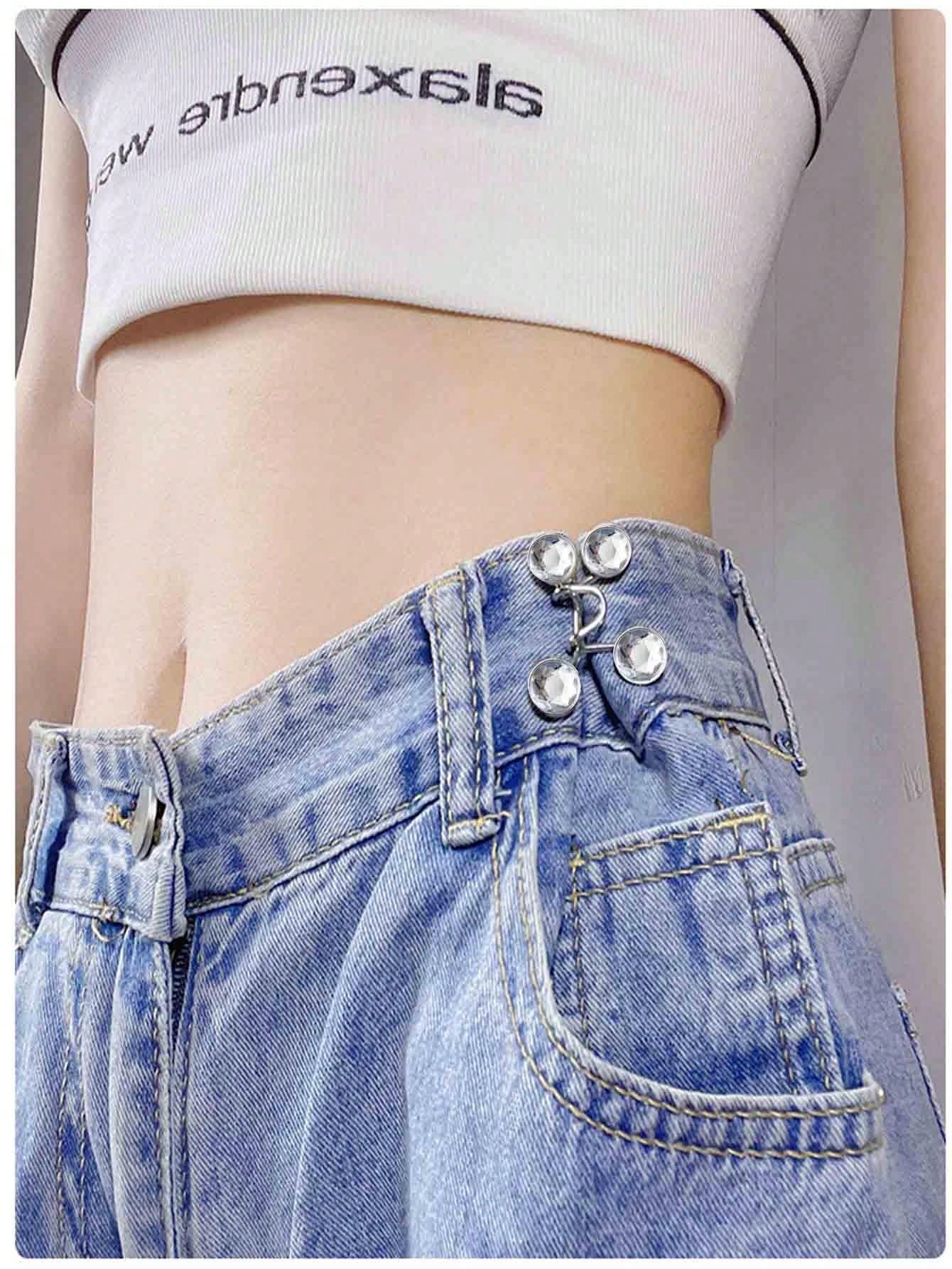 One Set Of Trouser Waist Buckle, Removable Seamless Waist Button ...