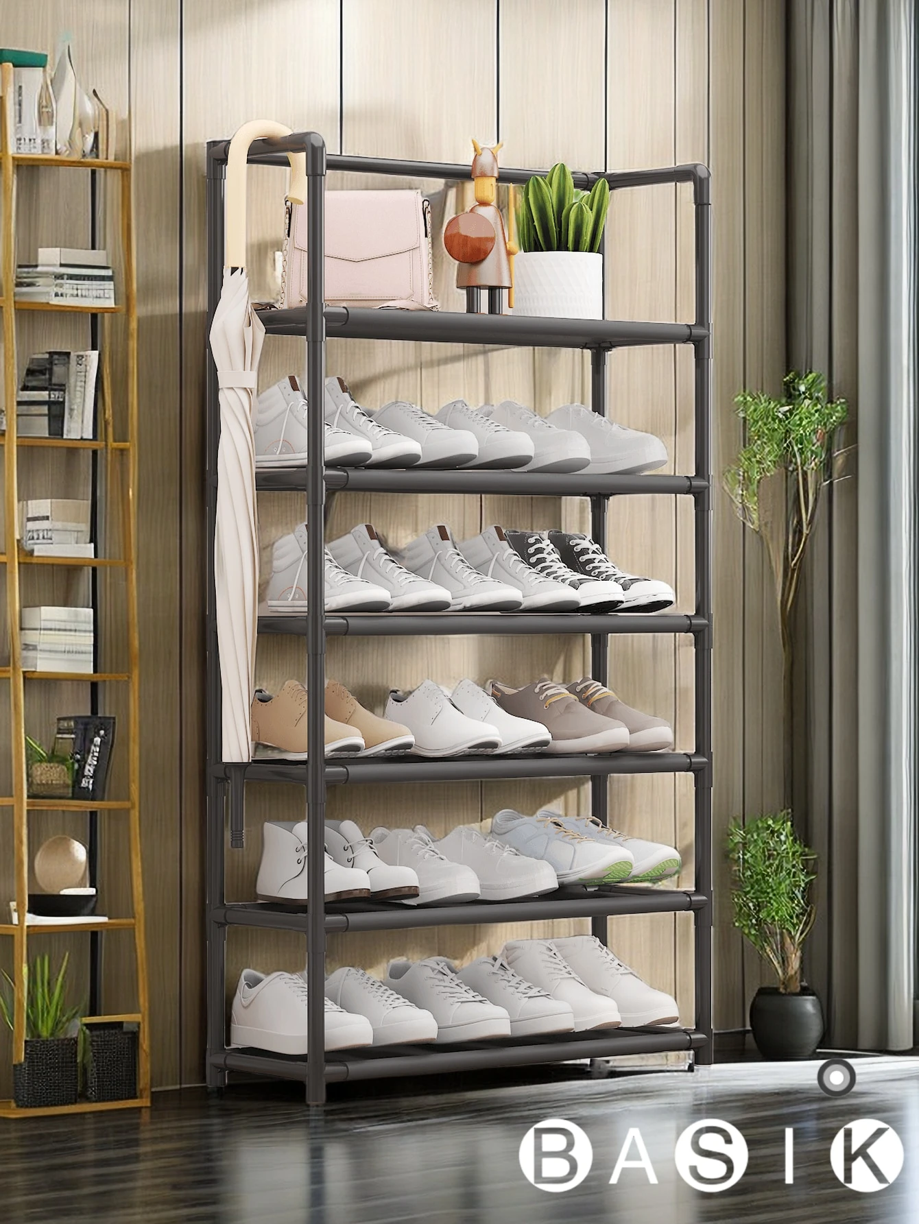 Zapateras Organizadoras Racks de 6 Estante Niveles Rígidas para Zapatos ...