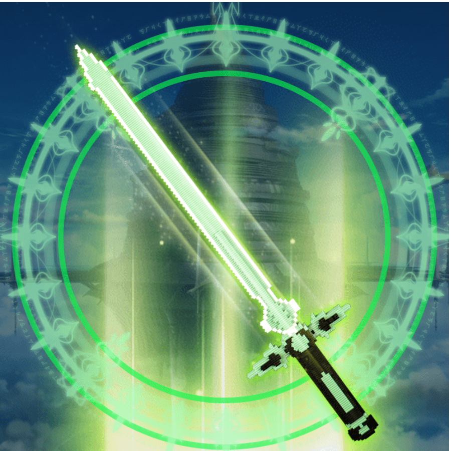 1 Set Figura De Exhibición Coleccionable Magic Sword Brick & Sword ...