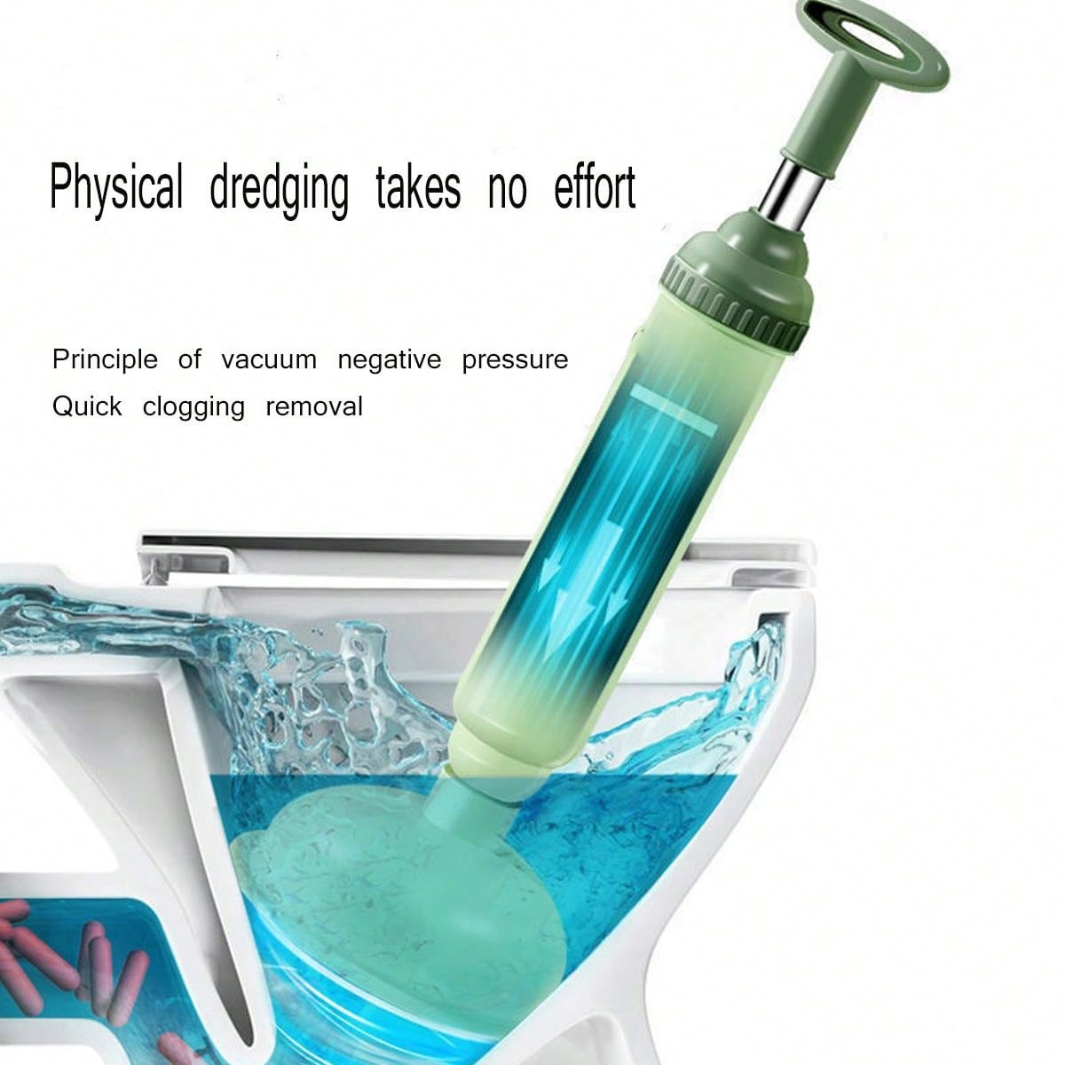 Toilet Plunger Powerful Drain Buster Plunger Toilet Vacuum Sucker Drain ...