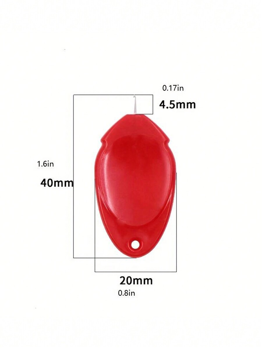 10pcs/Set Red Thumb Needle Threader, Easy Sewing Machine Needle ...