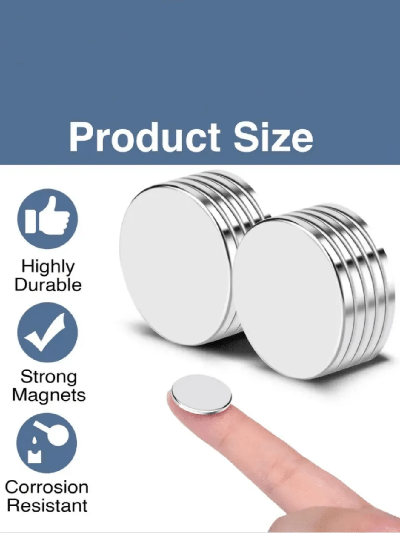 Strong Neodymium Magnets, Heavy Duty Magnets Small Round Refrigerator ...