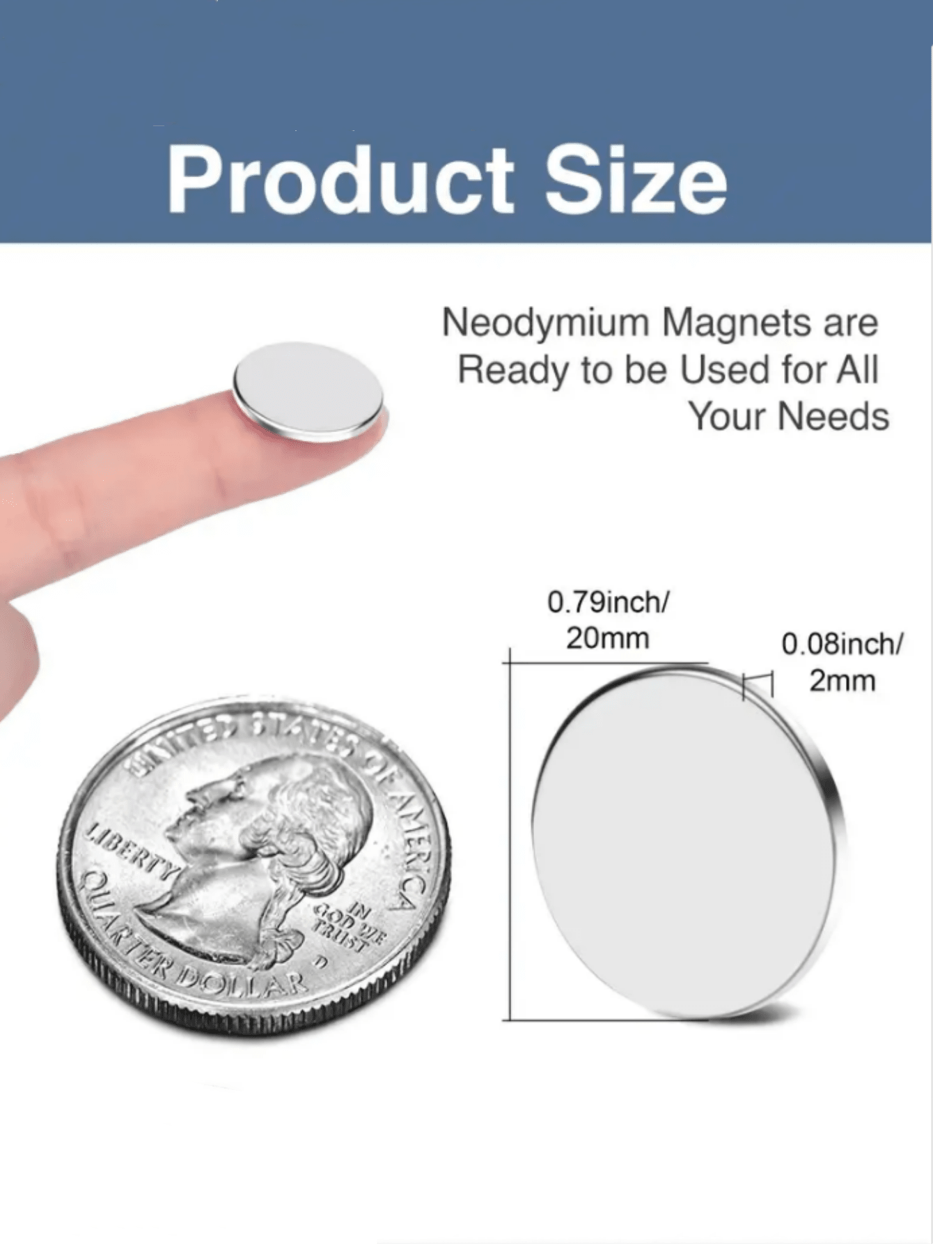 Strong Neodymium Magnets, Heavy Duty Magnets Small Round Refrigerator ...