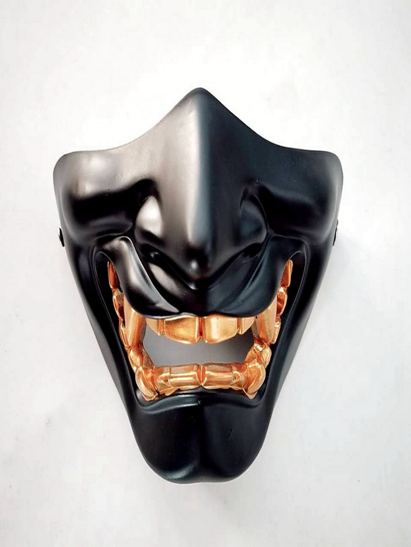 1pc Half Face Little Hannya Mask Cosplay Halloween Horror Skull Hannya ...