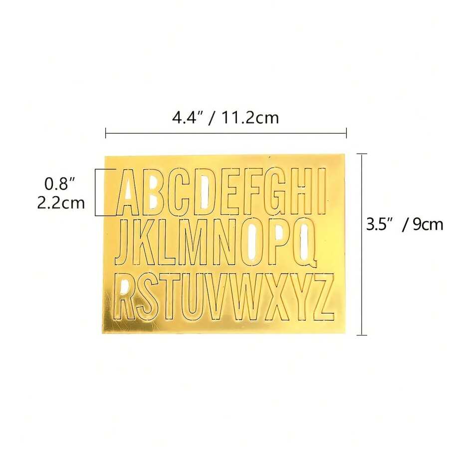 26 letters Acrylic Alphabet Cake Toppers DIY Personalized Name Cupcake ...