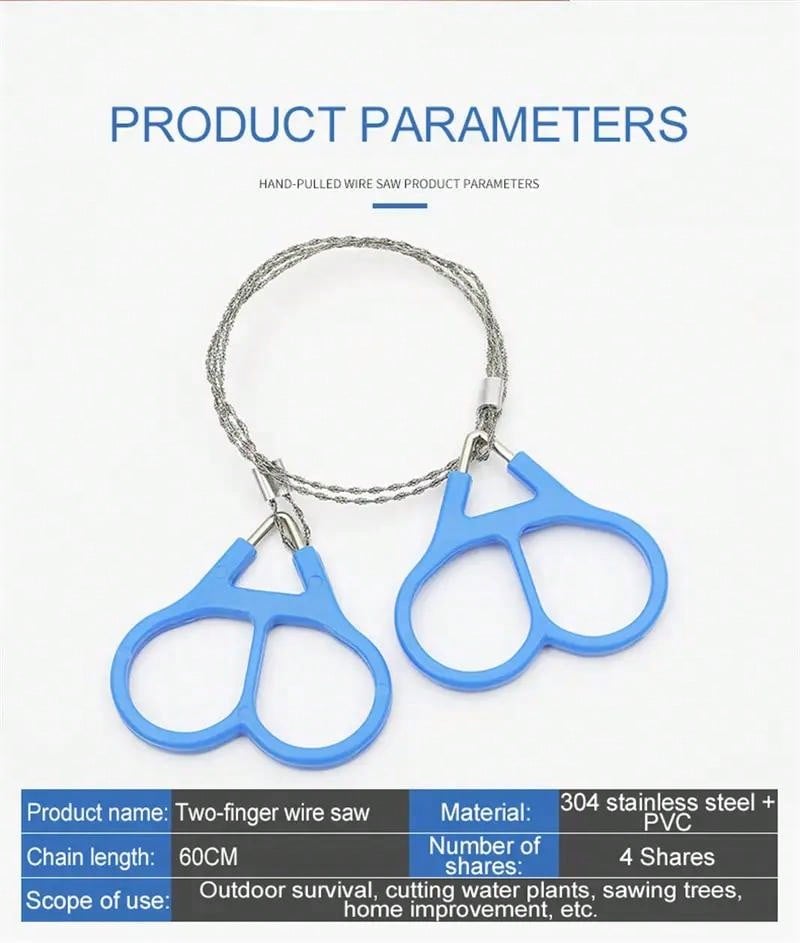 1pc Wire Saw Rope, Used For Outdoor Mountain Climbing And Camping ...