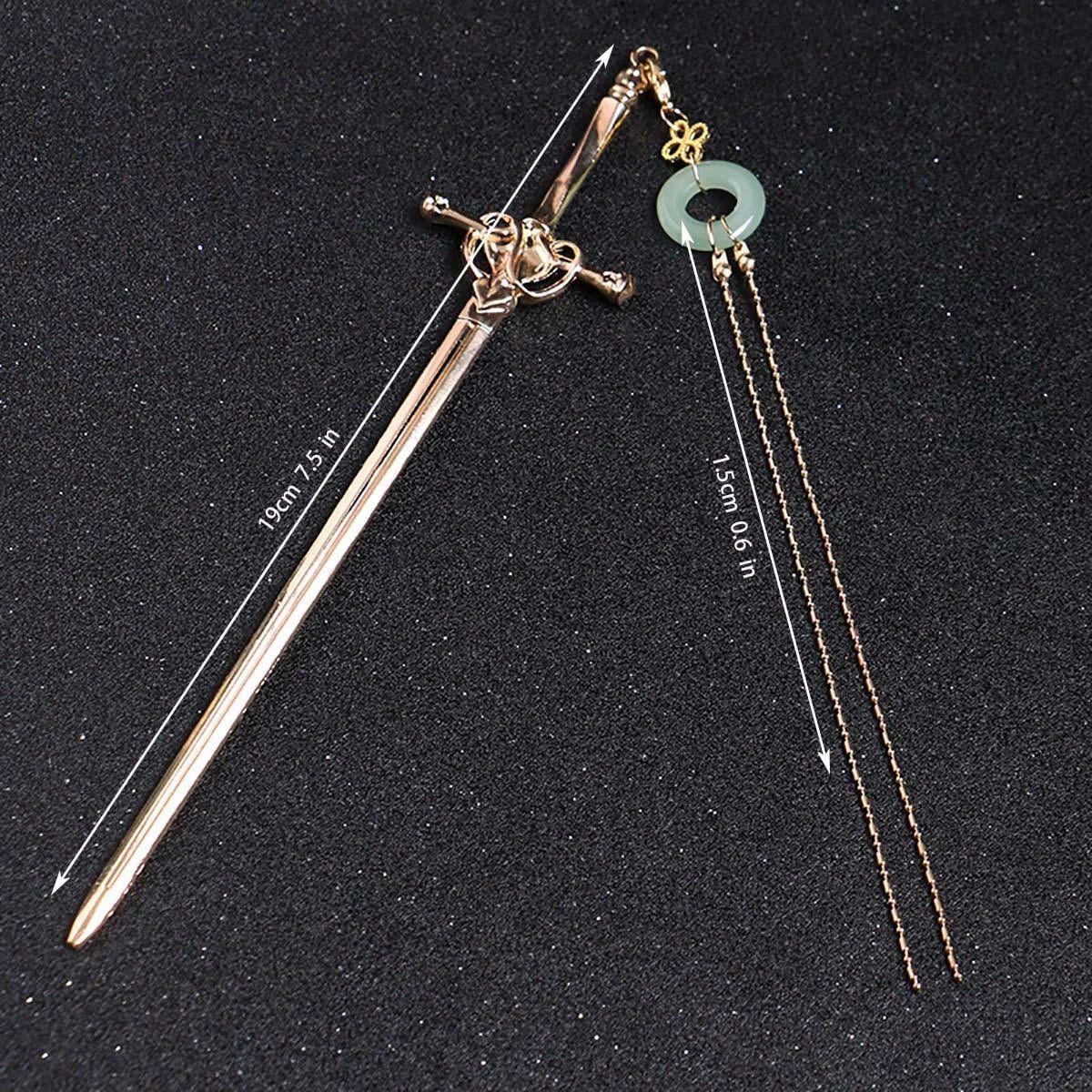 Ancient Sword Shaped Hairpin For Chinese Traditional Dress Hair Styling ...
