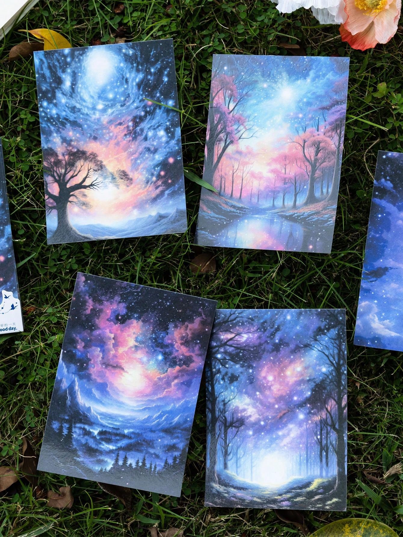 15 Sheets Scenic Pattern Crafting Paper | SHEIN USA