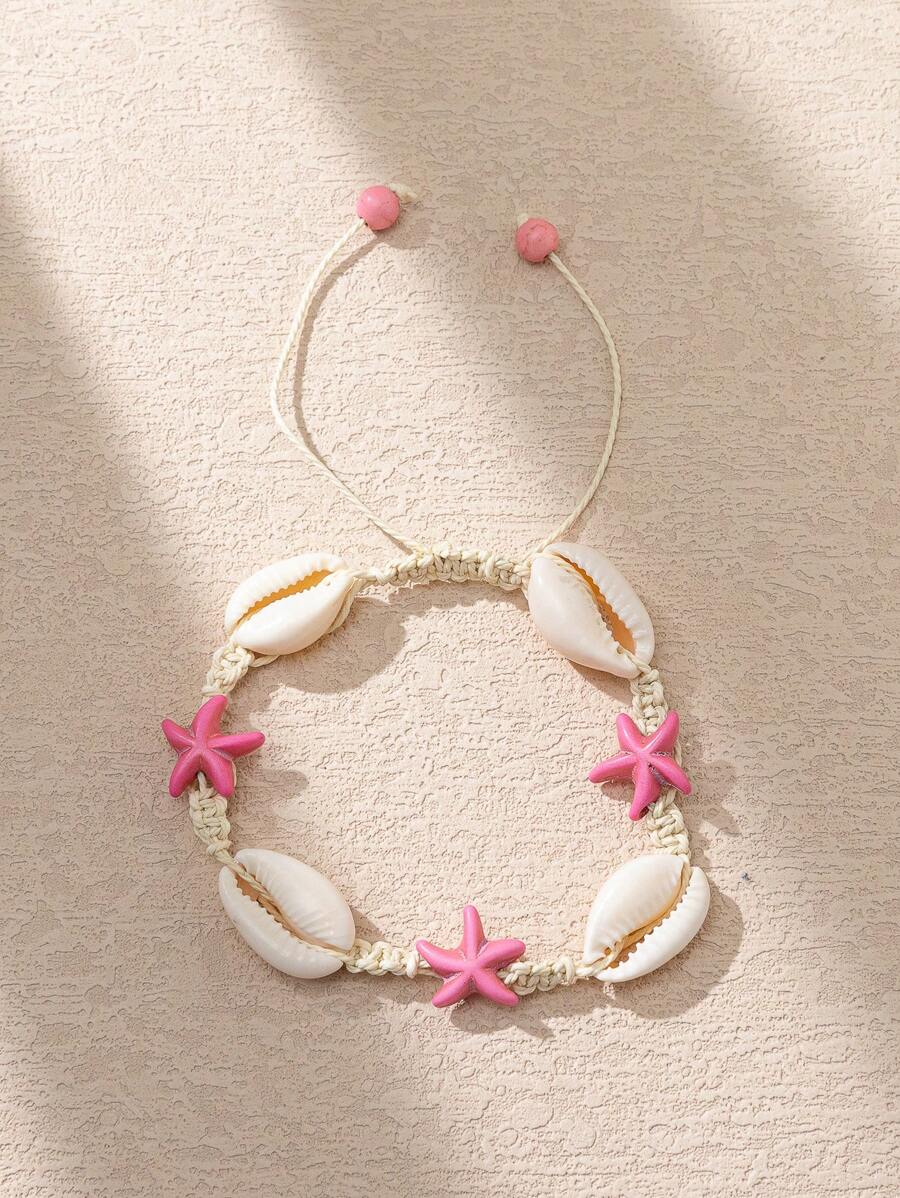 Starfish & Shell Decor Bracelet | SHEIN EUR