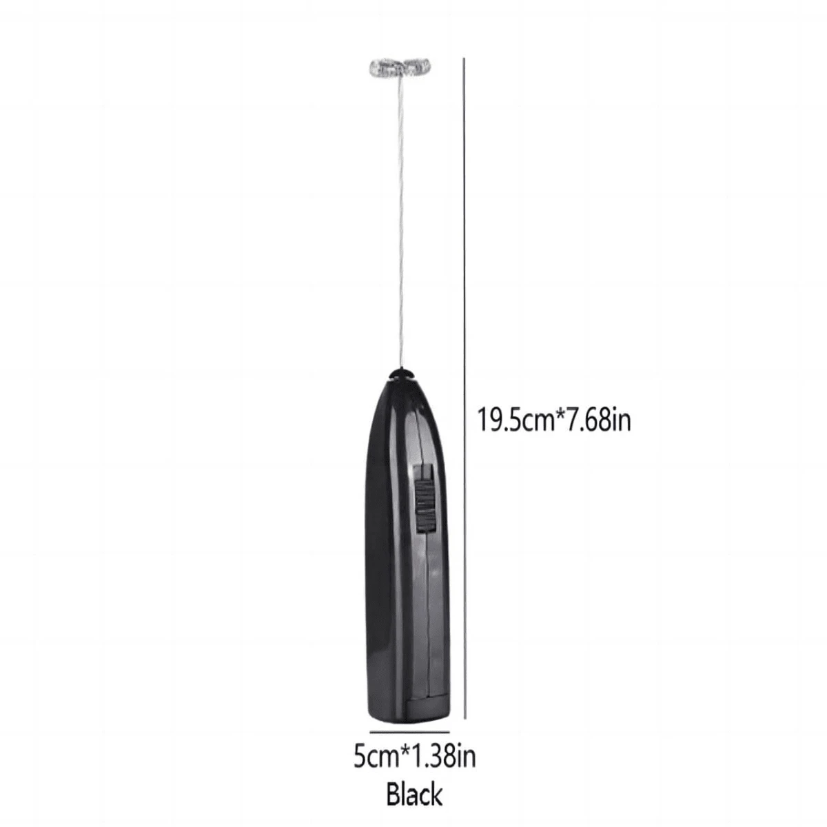Stainless Steel Electric Handheld Drink Mixer, Coffee Stirrer, Milk ...