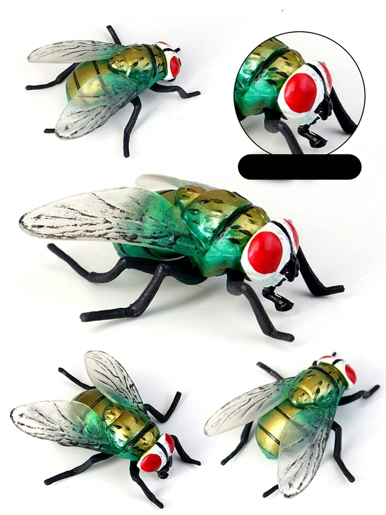 Realistic Large Green 3d Plastic Fly Toy Model For Decoration, Prank ...