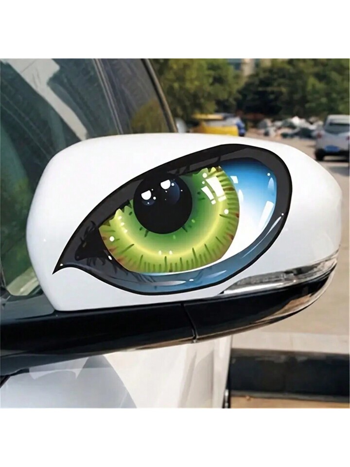 Eyes In Rearview Mirror