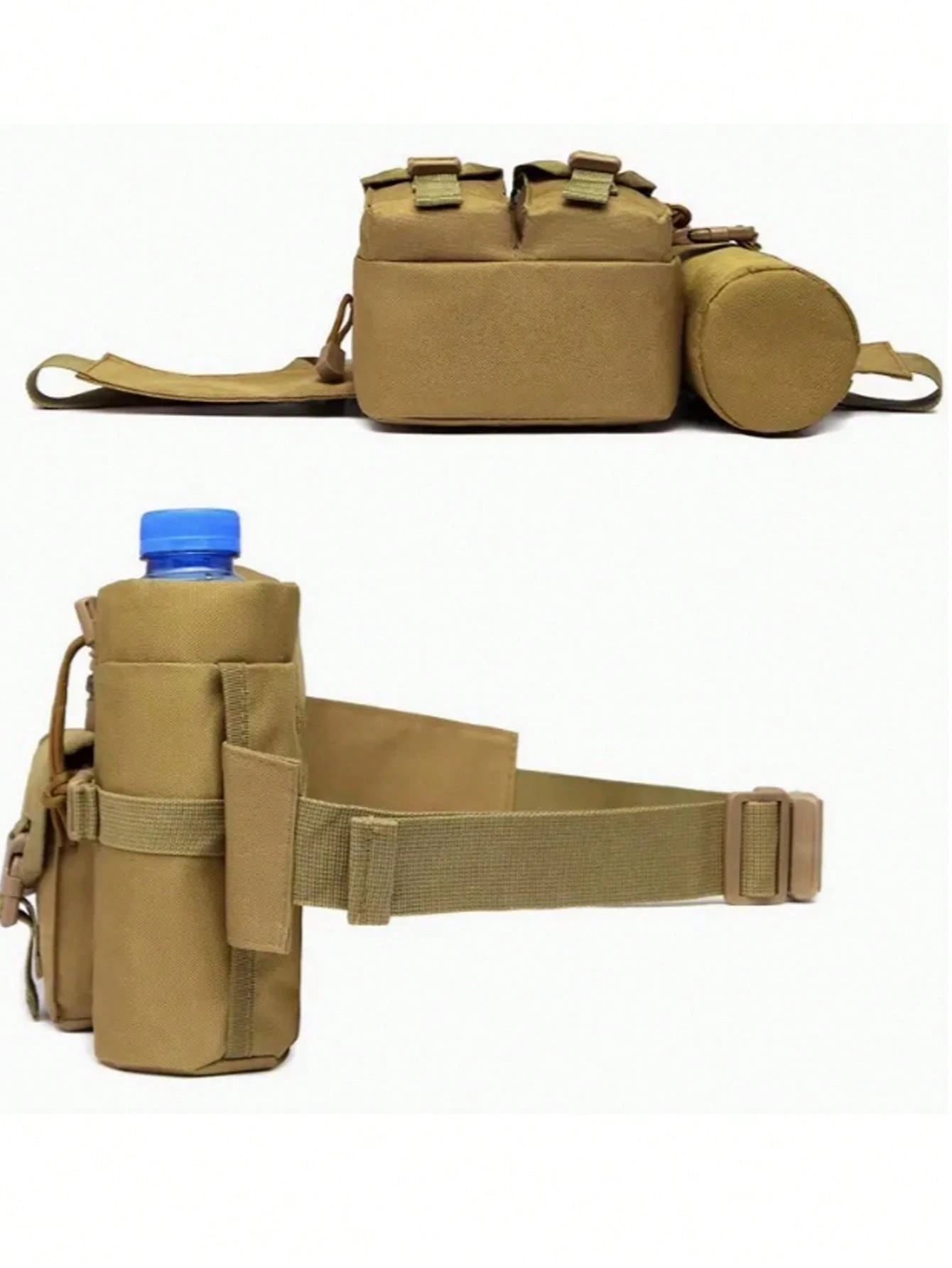 Men's Multifunctional Waterproof Waist Bag With Water Bottle Holder ...