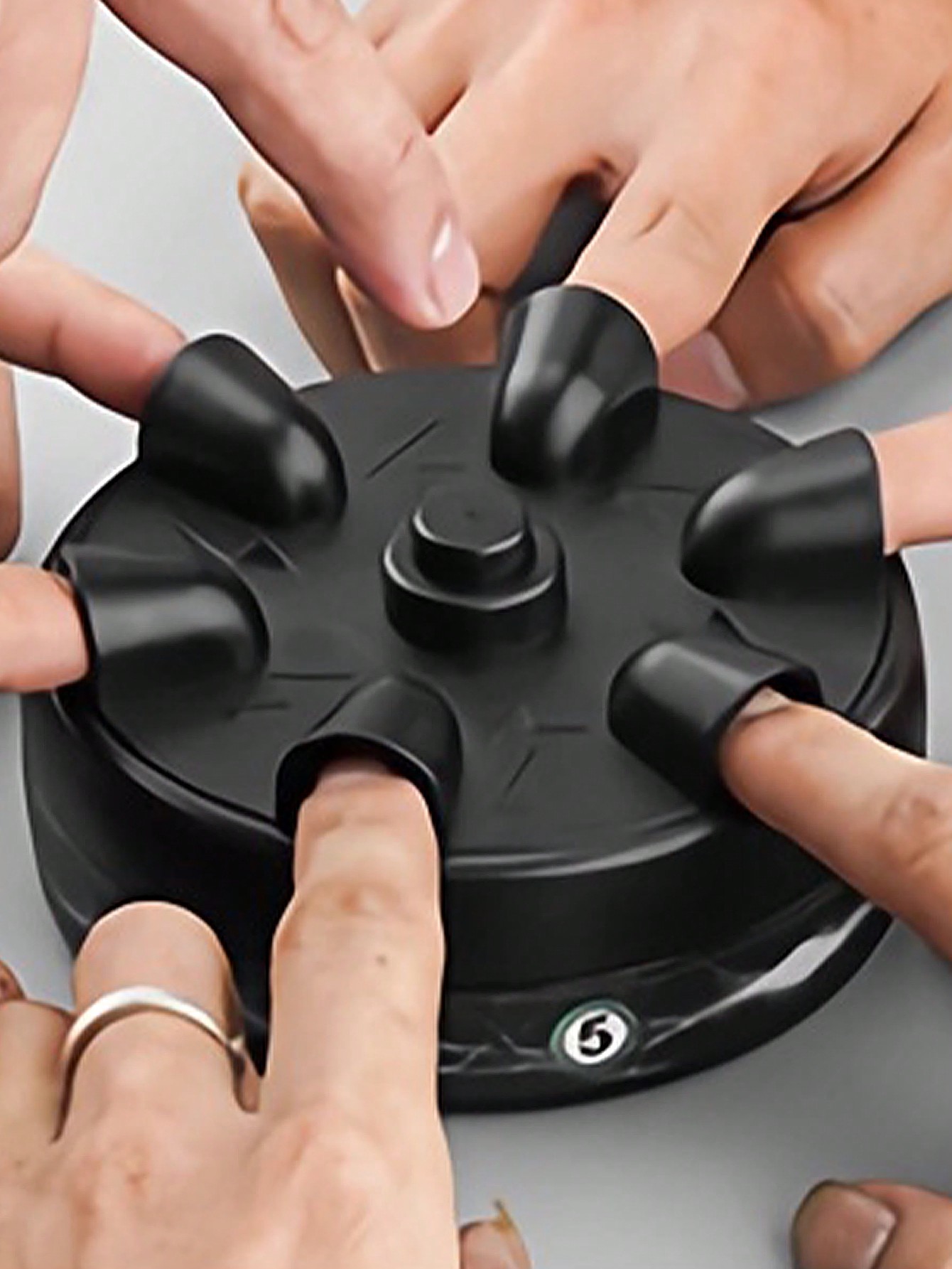 1pc Six-finger Lie Detector Shock Game Machine For Pressure Relief ...