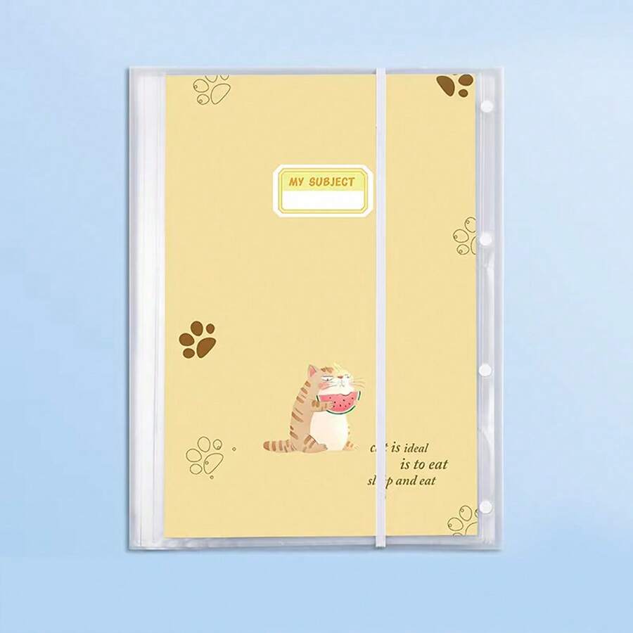 30 Pages Cat Printed A4 Size Exam Paper Storage Bag, Exam Paper ...