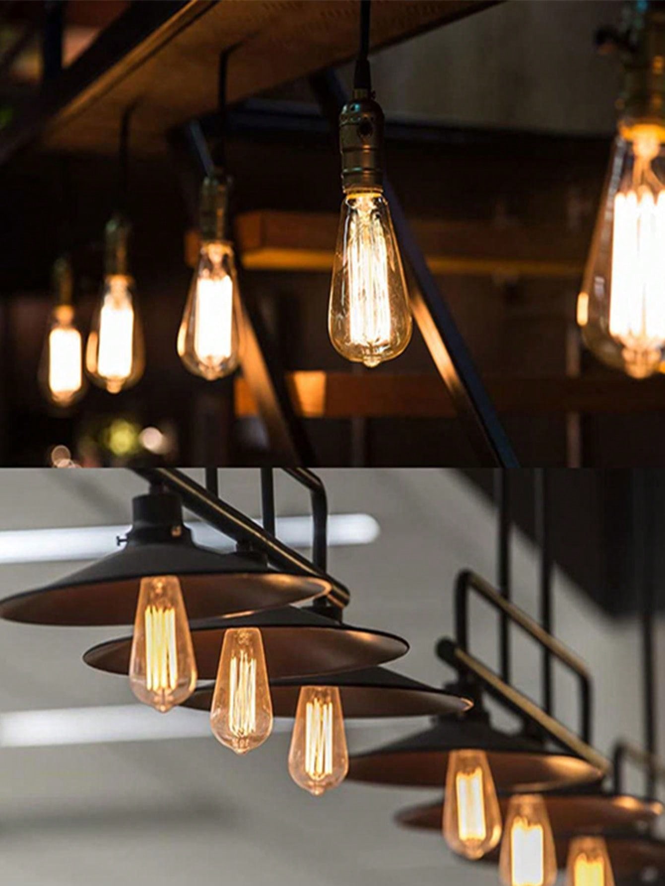 Edison light bulb E26 LED light bulb 4 watt light efficiency 2700k ...