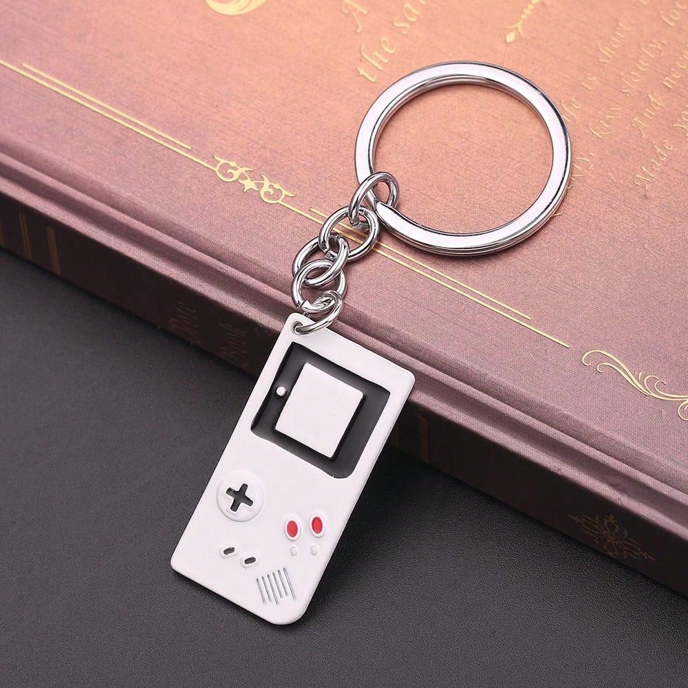 1pc mini game console pendant, handheld keyring, cartoon keychain ...