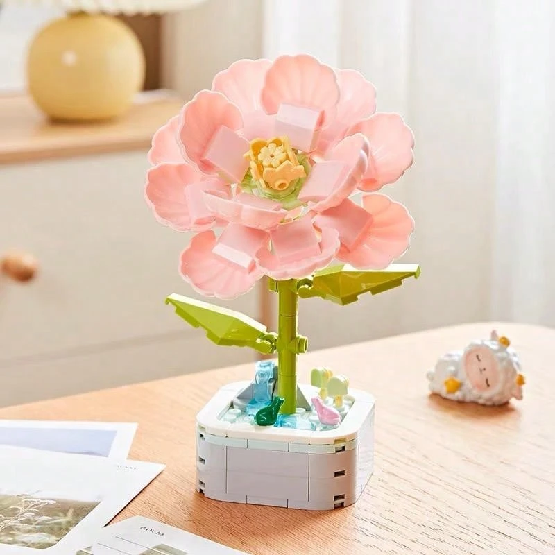 Hibiscus Flower Building Blocks Fun & Educational Toy | SHEIN USA