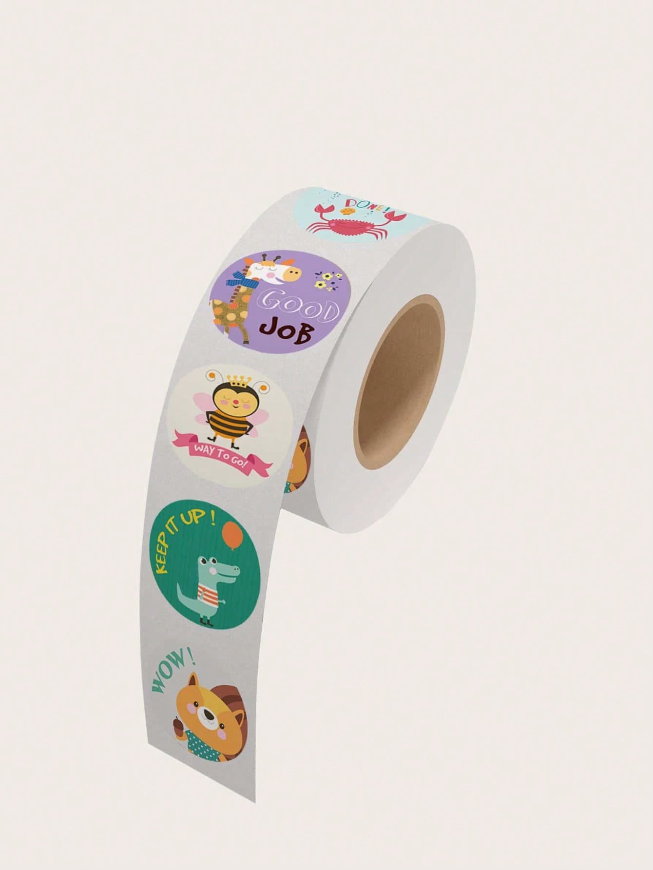 500pcs/roll Award Encouraging Graphic Sticker Kindergarten Teacher ...