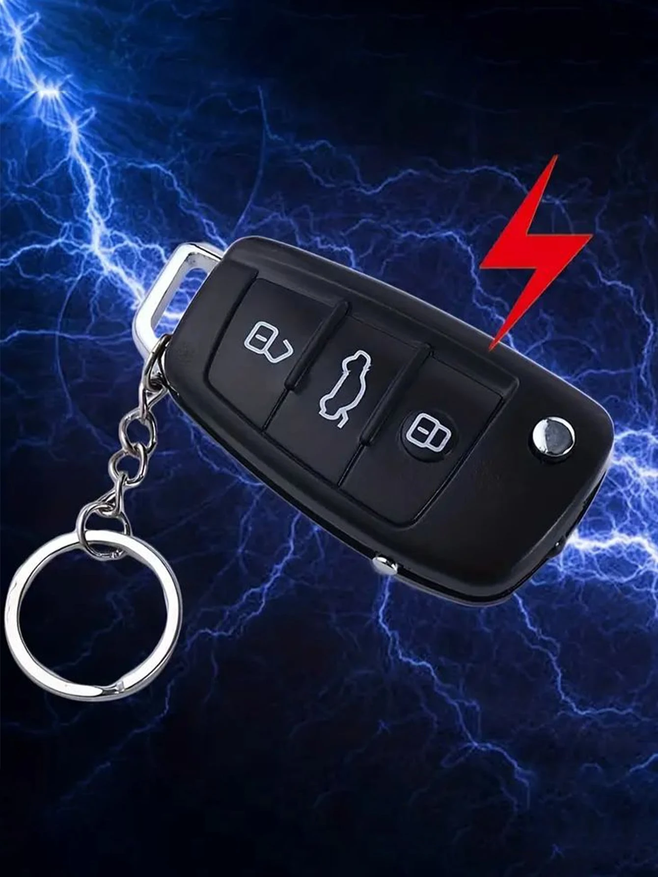 [random Stripe] [color Varies] Electric Shock Car Key Prank Toy - A Fun ...