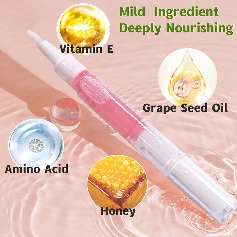 1Set/2Pcs Nail Nutrition Oil & Cuticle Oil Pen & Dead Skin Remover ...