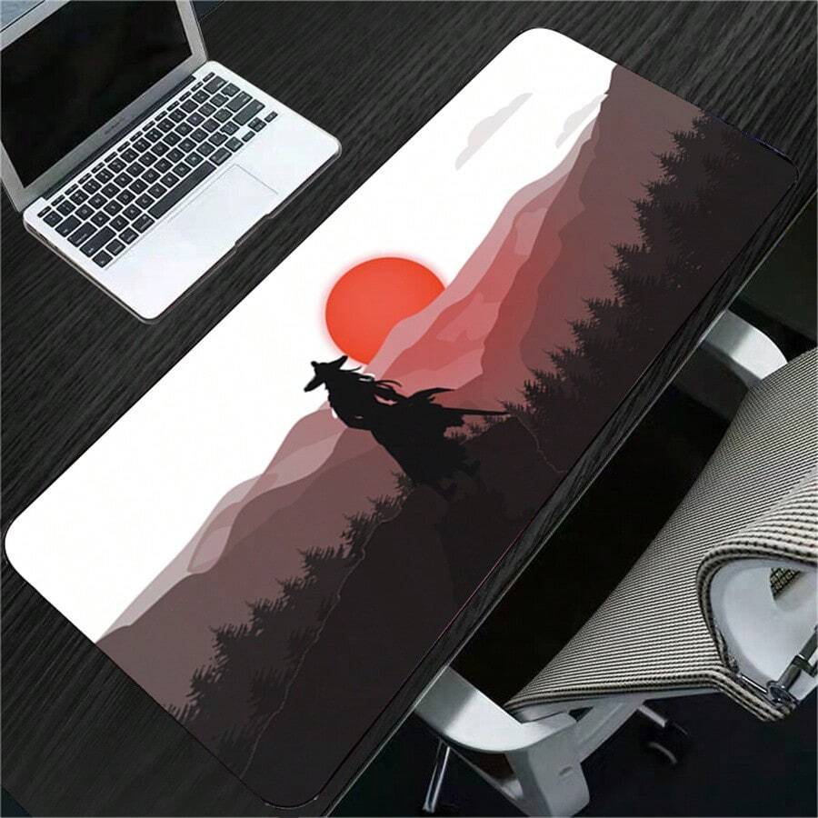 800x300x1.5mm Large Gaming Mouse Pad With Locked Edge, Japanese ...