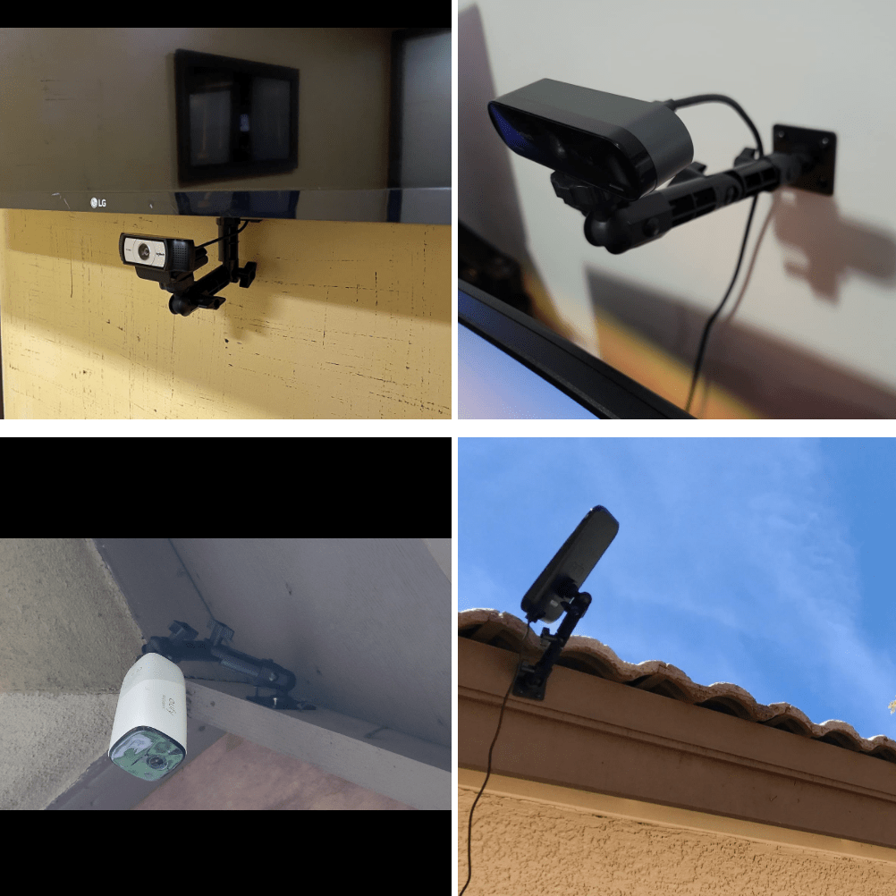 Webcam Wall Mount,Folding Ceiling Holder for C920s StreamCam C922x Brio ...