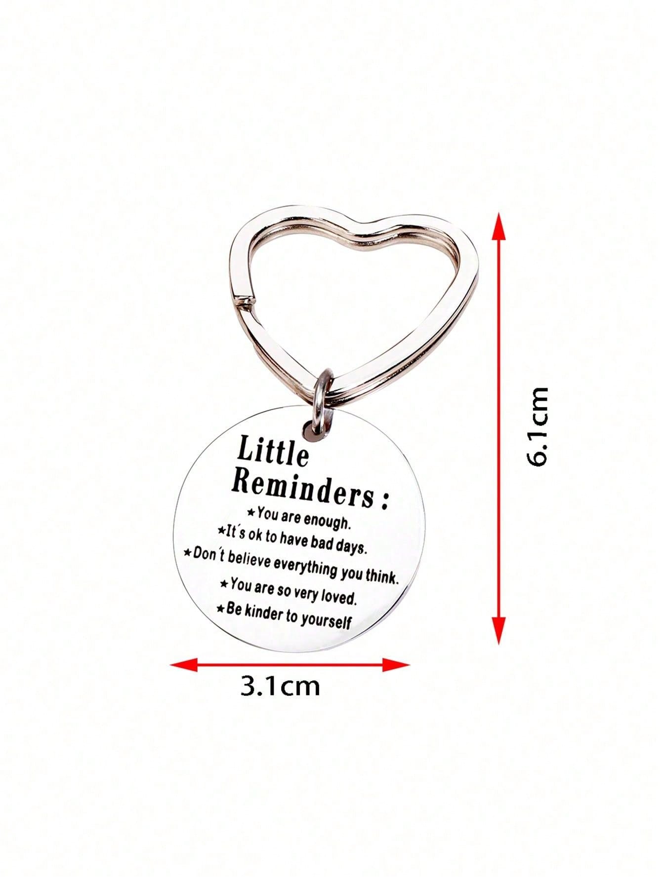 Little Reminders Keychain, Mental Health Gift, You Are Enough ...