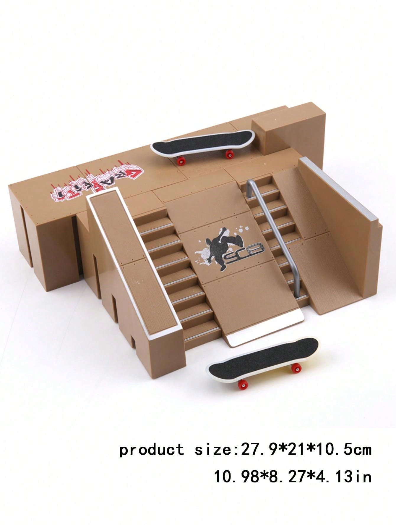 Plastic ABS Finger Skateboarding Kits 5-in-1 Finger Skateboard ...