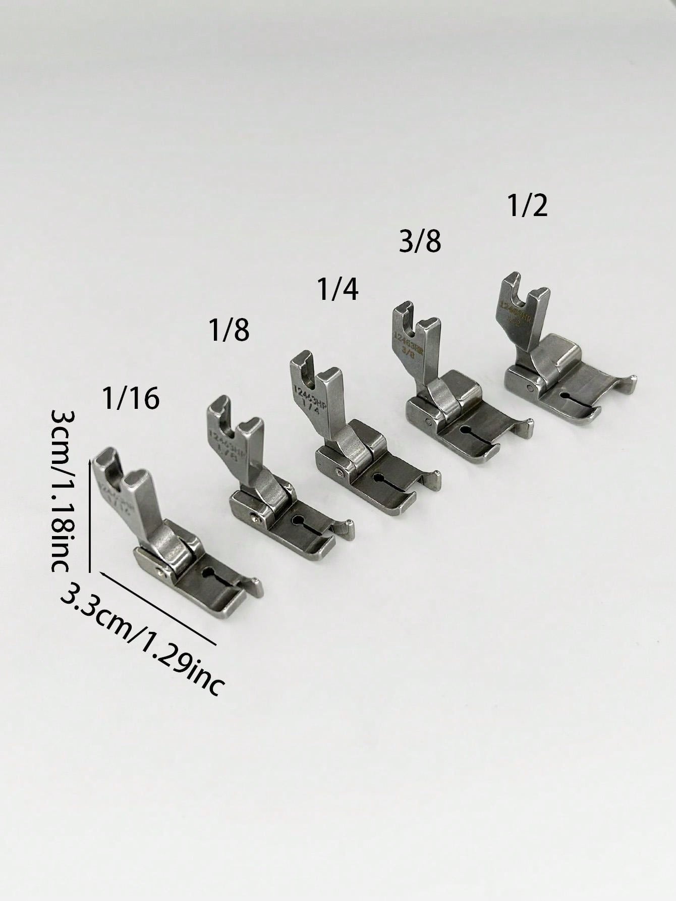 (6pcs) Industrial Sewing Machine Presser Foot Set, Including Walking Foot, Left & Right Zipper ...