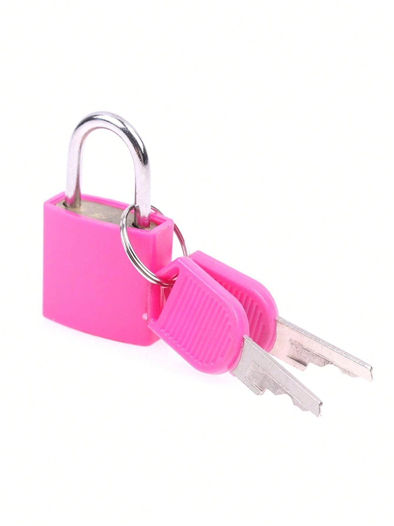 1Set Luggage Lock Padlock Color Plastic Shell Lock Zinc Alloy Small ...