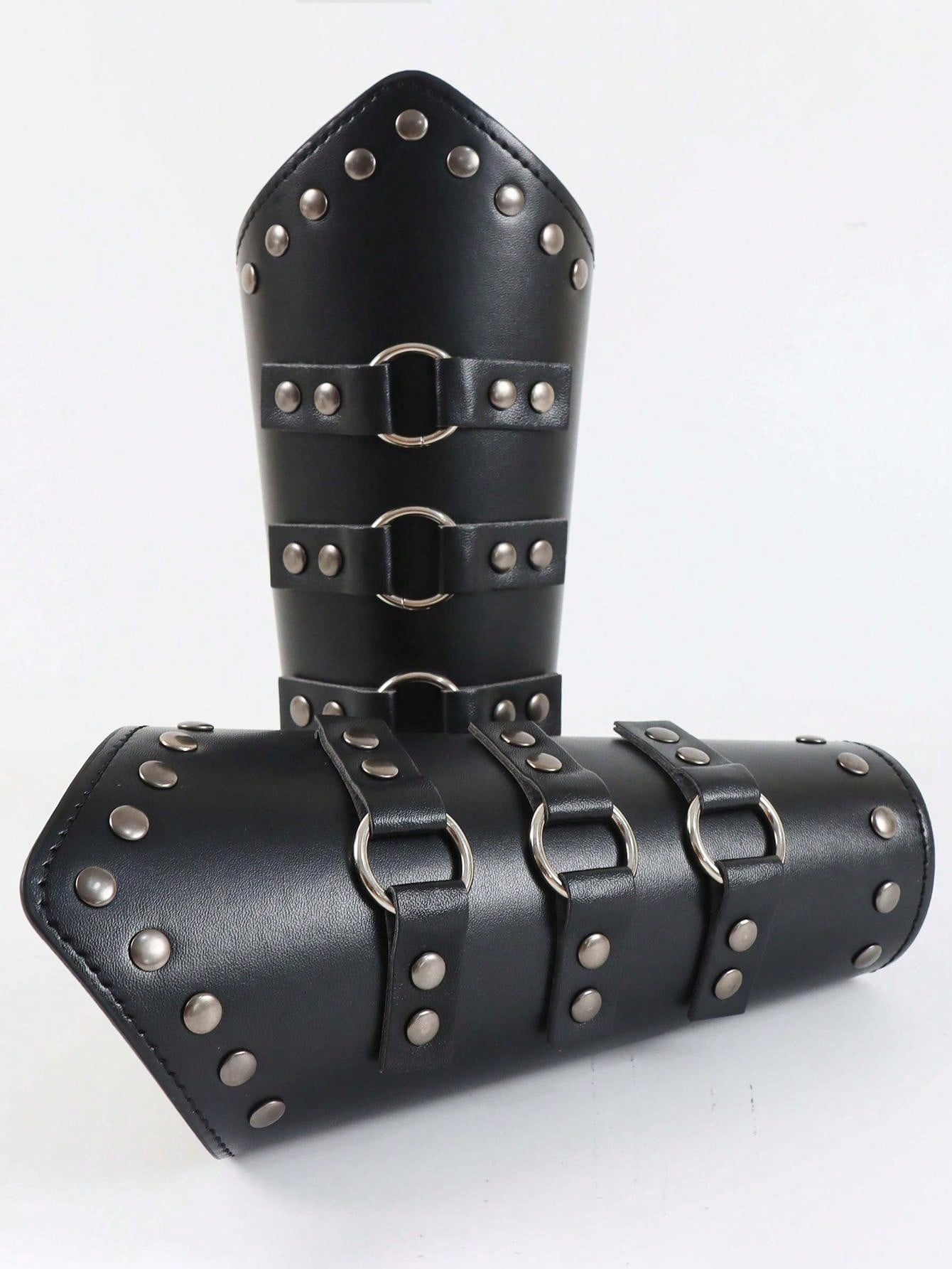 Leather Shoulder & Double-shoulder Armor Costume Accessory Set ...