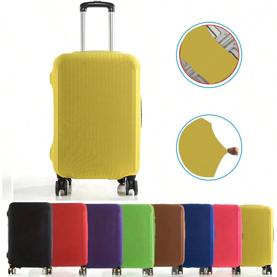 1PC High Elasticity Solid Color Luggage Cover, Suitcase Protective ...