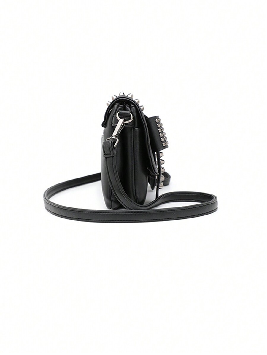 Gothic Studded Decor Shoulder Bag, Crossbody Bag, Vintage Chain Purses ...