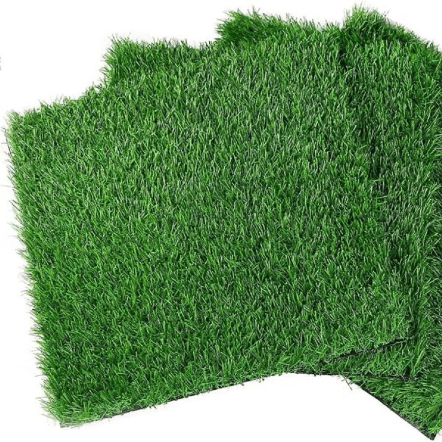 Artificial Grass Square Tile 50*50cm (20*20 Inches) Green Grass Tile ...