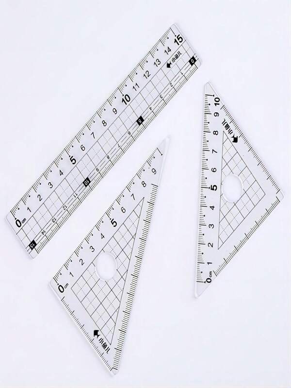 1 Set Portable Multi-purpose Stationery Ruler Kit | SHEIN USA