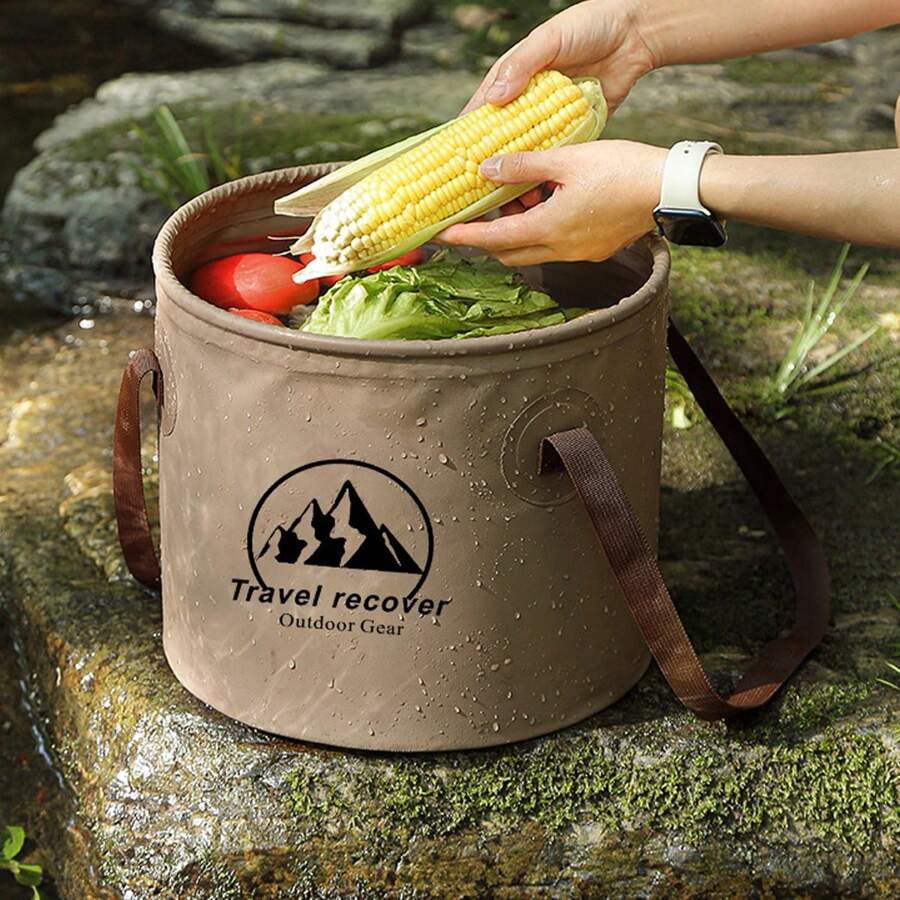 Collapsible Buckets Camping Water Storage Container, Portable Folding ...