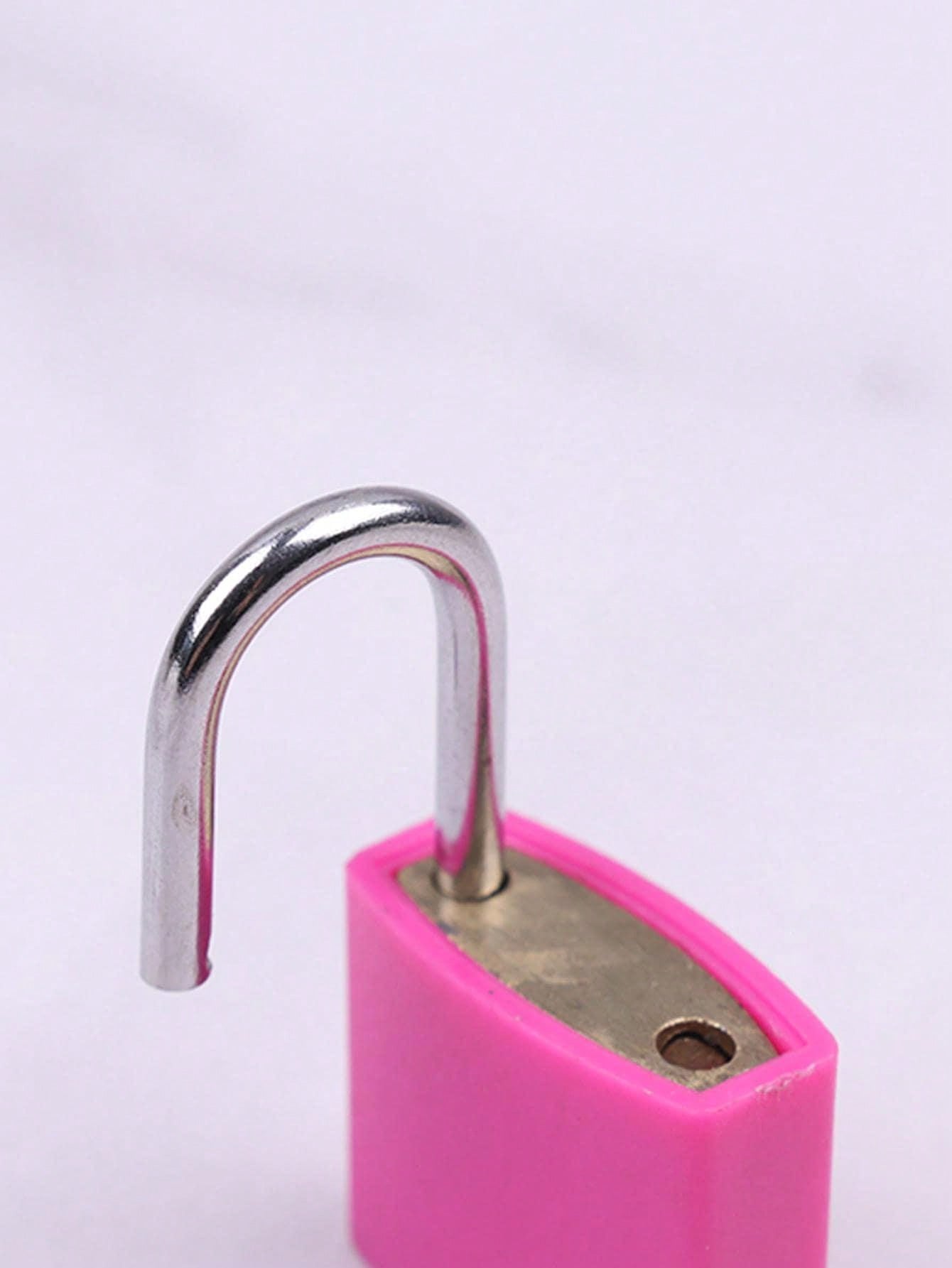 1Set Luggage Lock Padlock Color Plastic Shell Lock Zinc Alloy Small ...