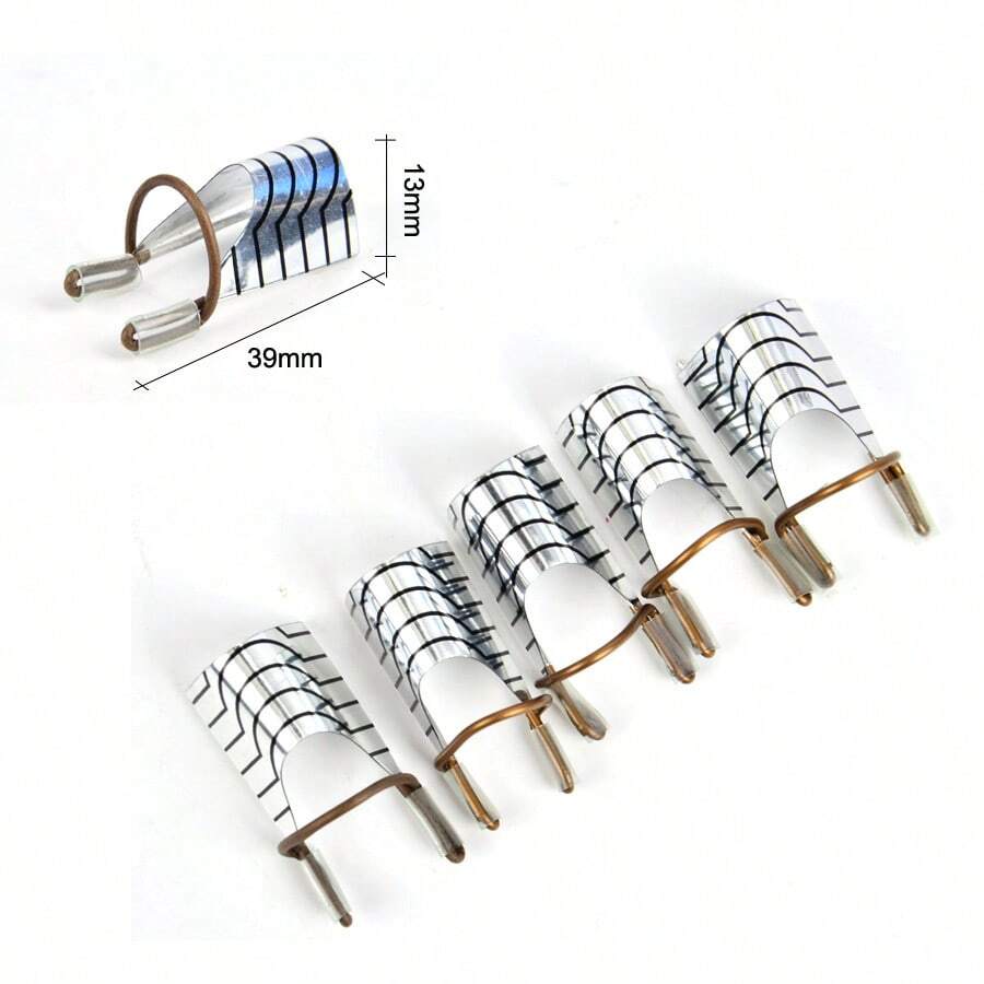 5pcs/Set Silver Aluminum Alloy Fingertip Protection Extension Tool For ...