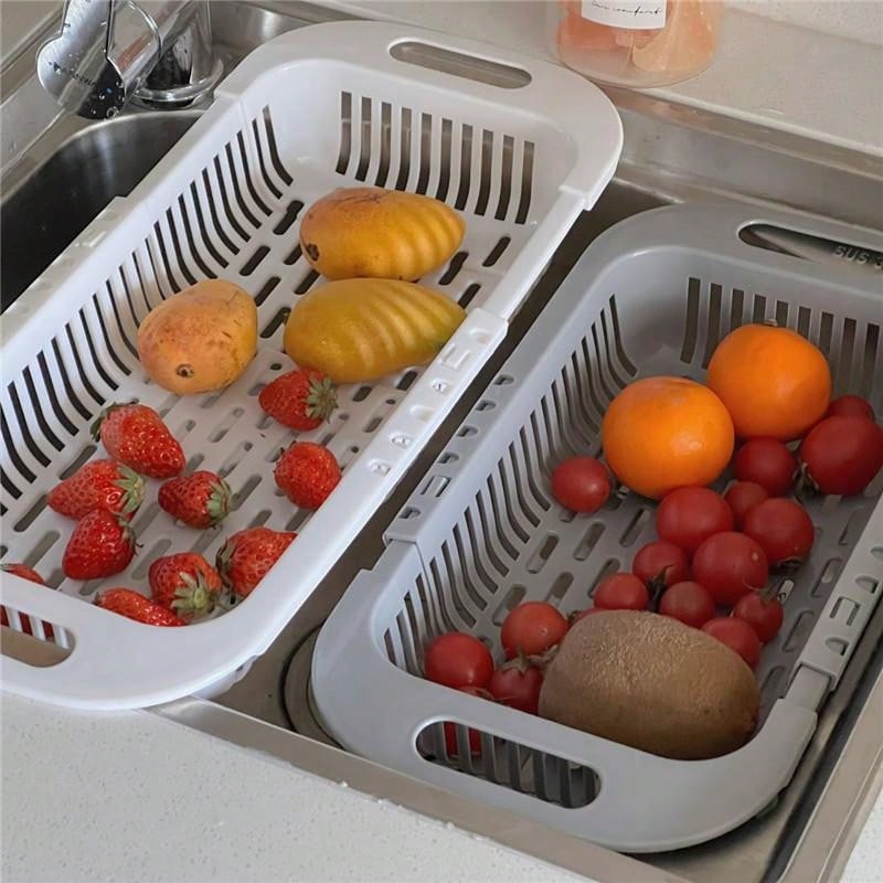 Retractable Drain Basket, Multi-functional Water Filter Basket For ...