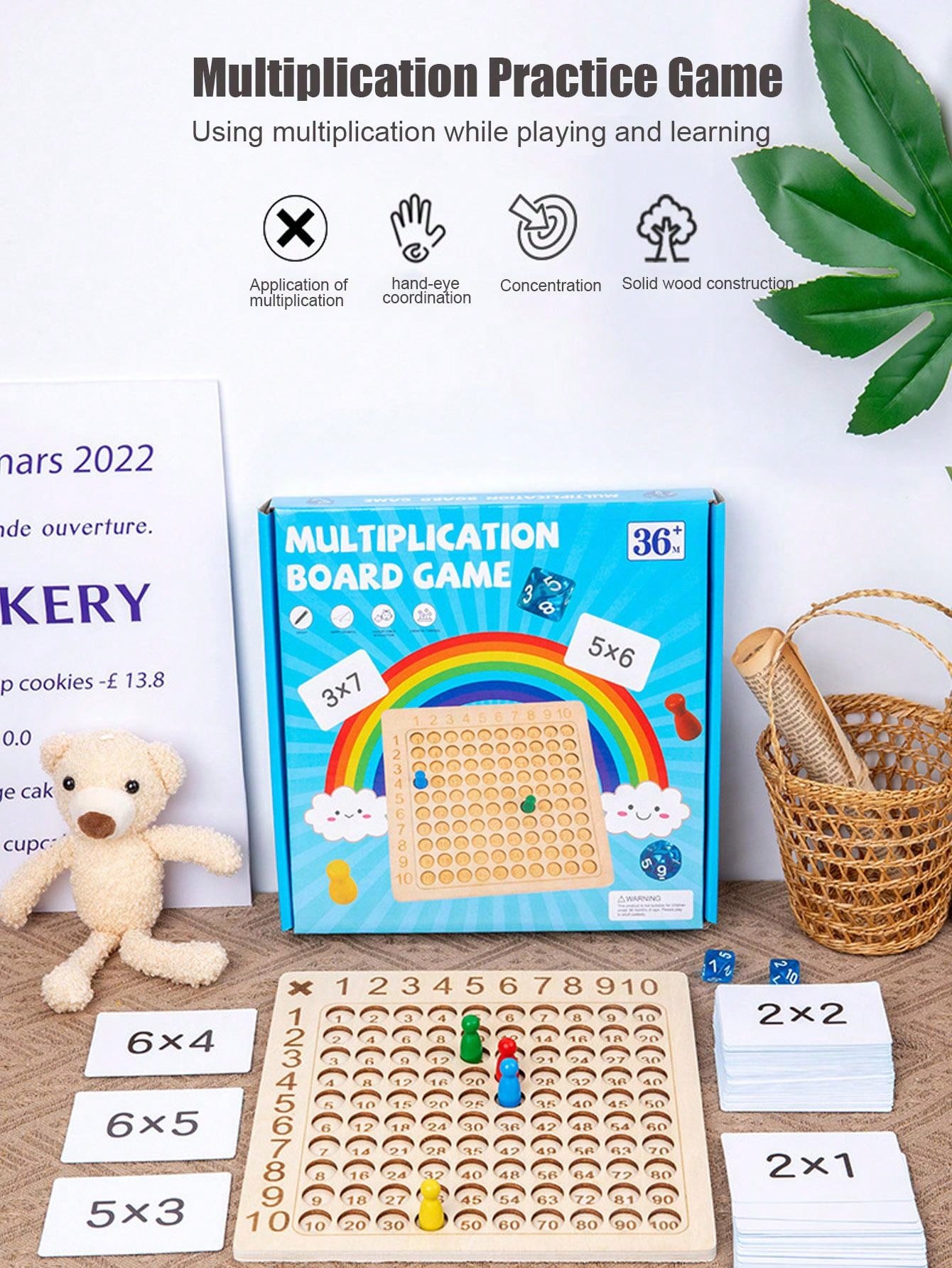 1pc Children's Nine Nine Multiplication Formula Table Kindergarten 99 ...