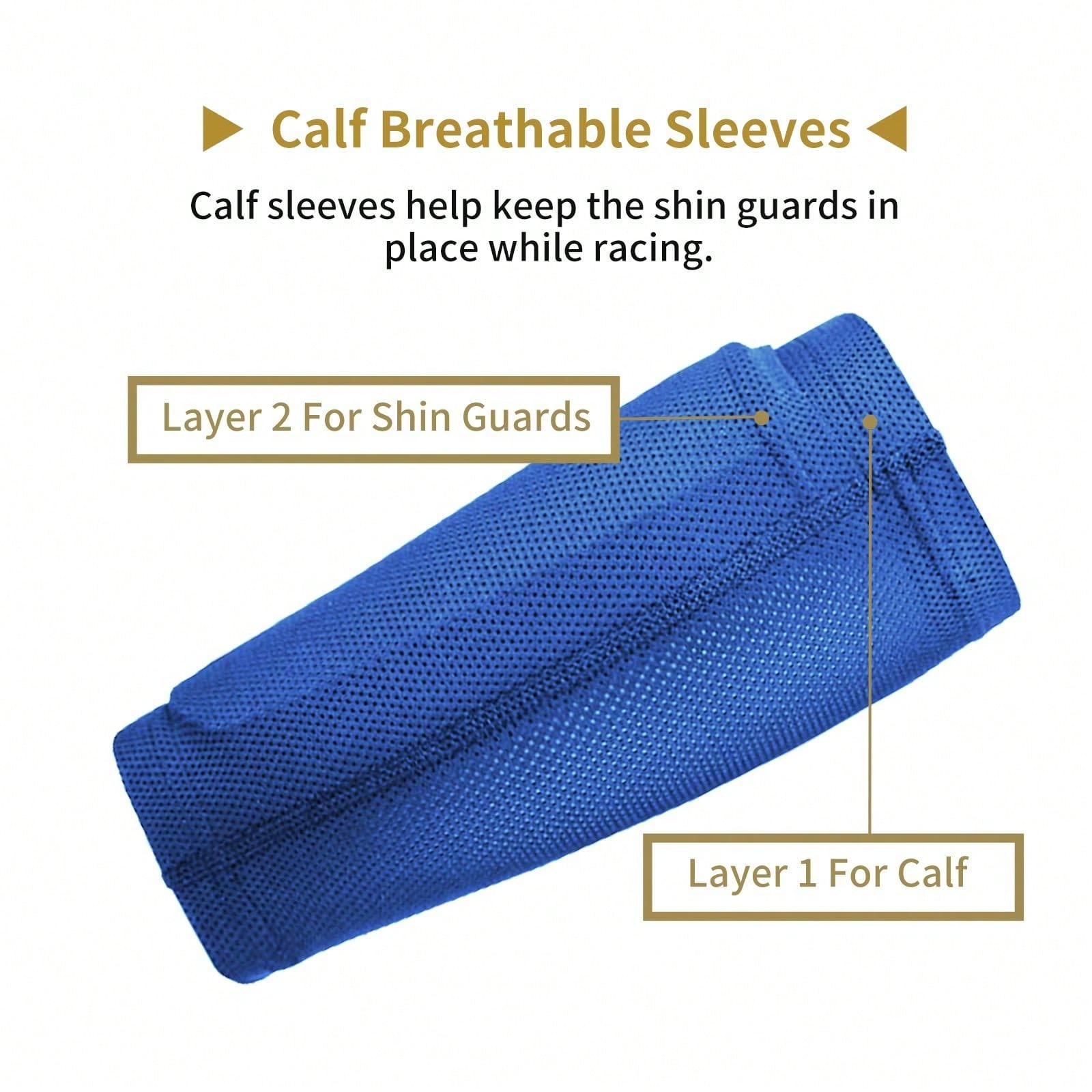 Soccer Shin Guards Set, Shin Pads and Shin Guard Sleeves for Football ...