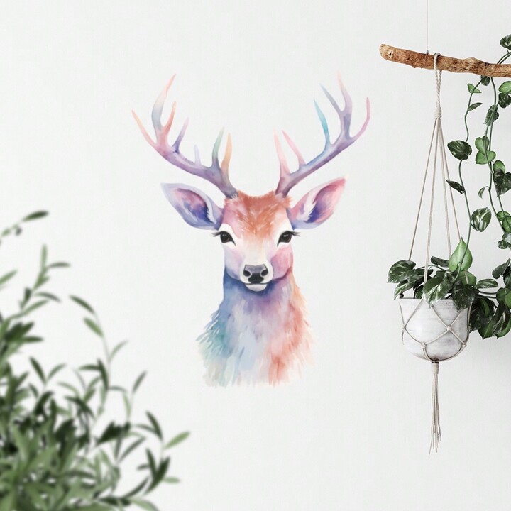 Decalcomania Della Testa Di Cervo