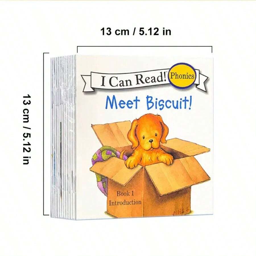12 Books/Set 'biscuit' Series 'i Can Read' Natural Phonics English ...