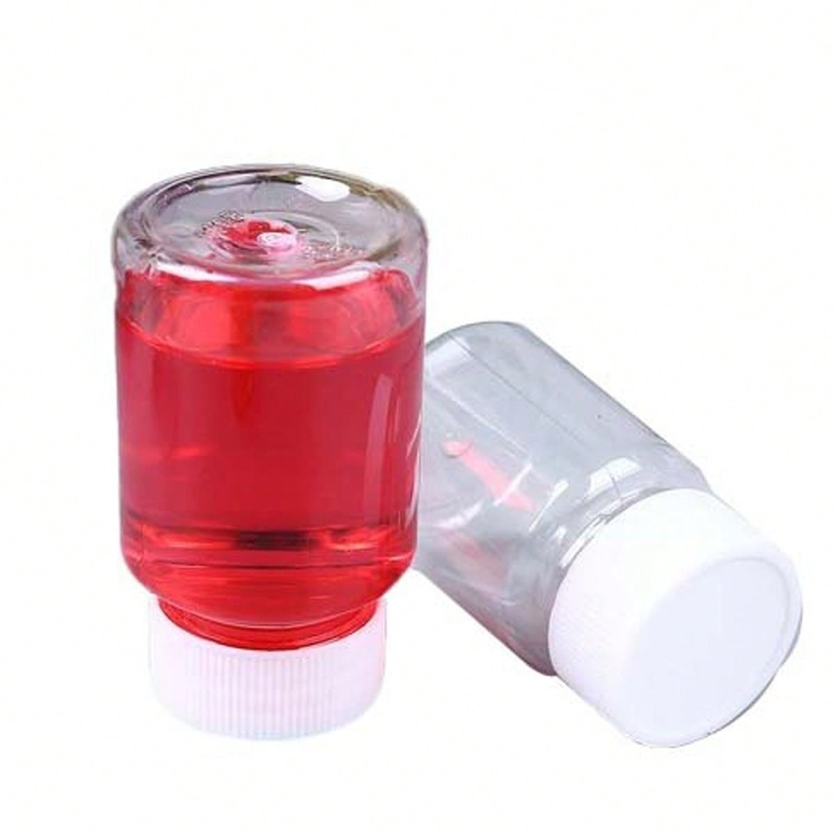 5Pcs 100ML Reagent Bottles Laboratory Specimen Wide Mouth Bottles ...