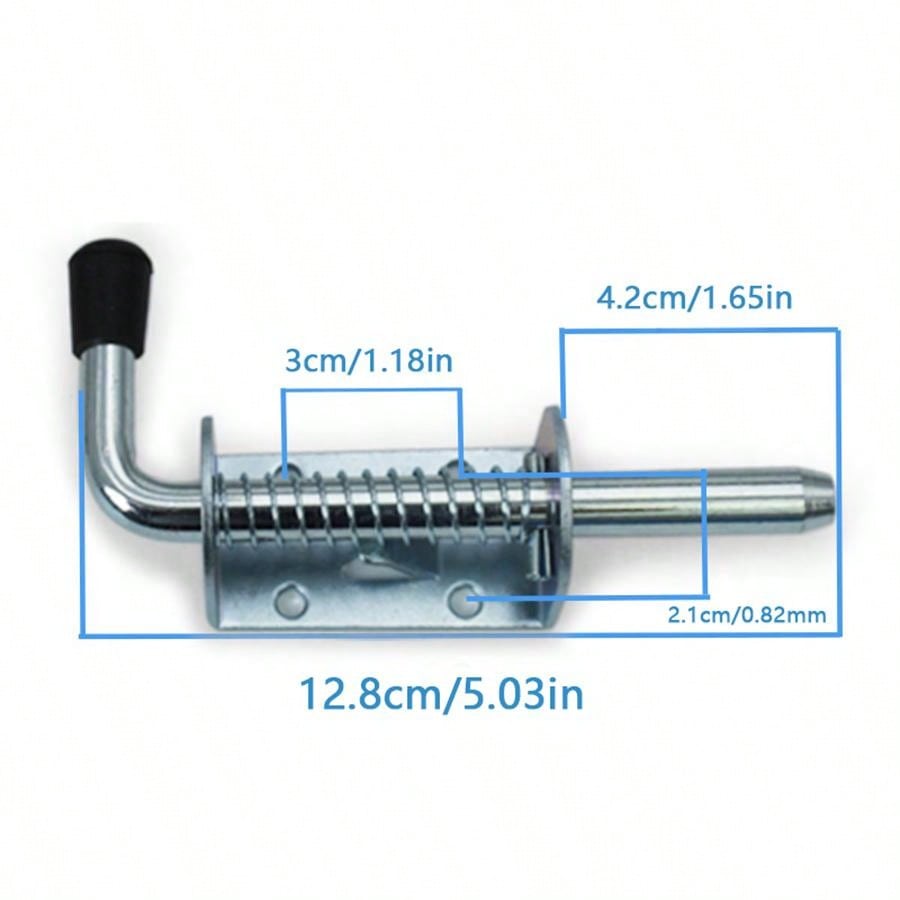 Galvanized Iron Spring Loaded Bolt Latch For Trailer, Truck, Container ...